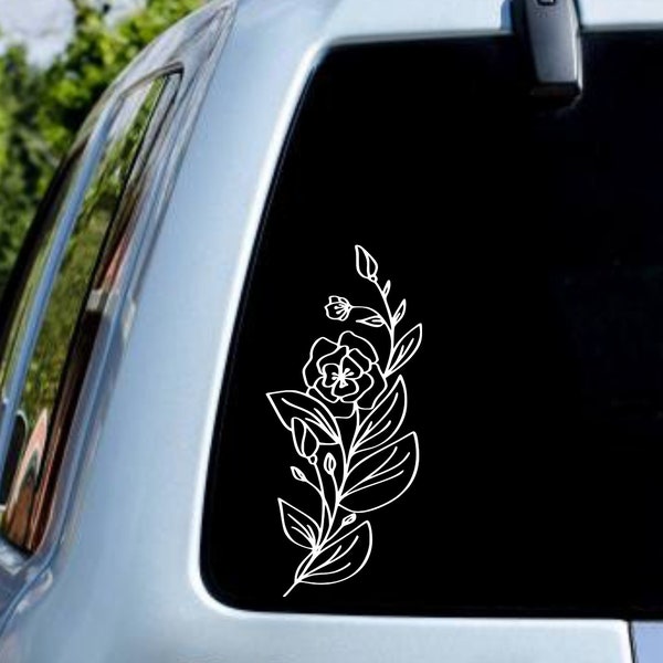 Wild Flower Car Decals - Etsy