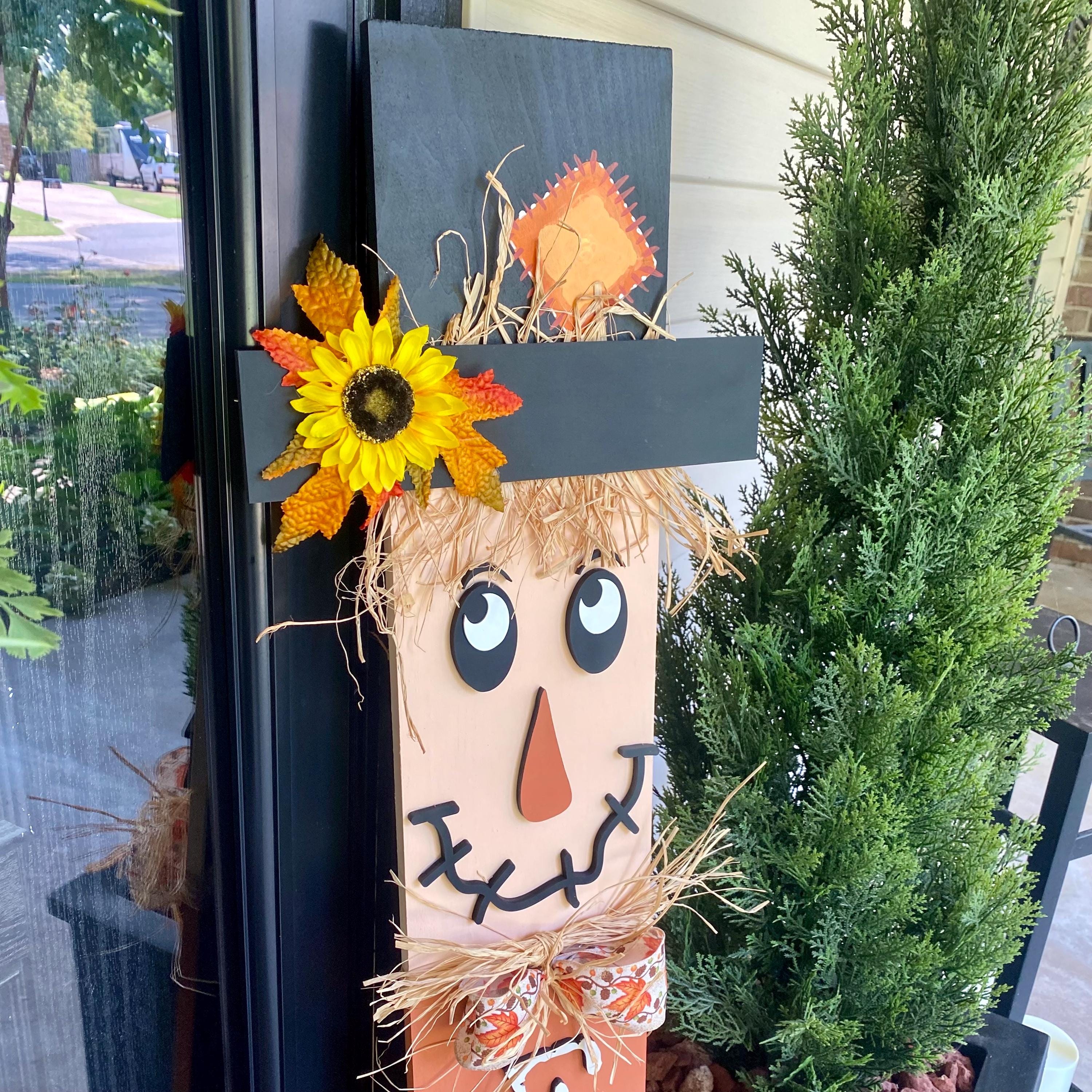 Harvest Scarecrow Porch Leaner Fall Porch Decor - Etsy