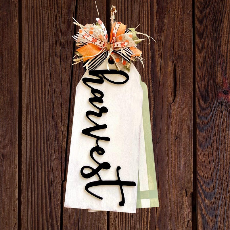 Large Wood Door Tags - Etsy