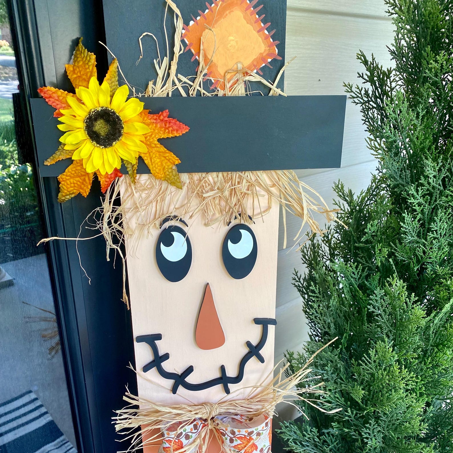 Harvest Scarecrow Porch Leaner Fall Porch Decor - Etsy
