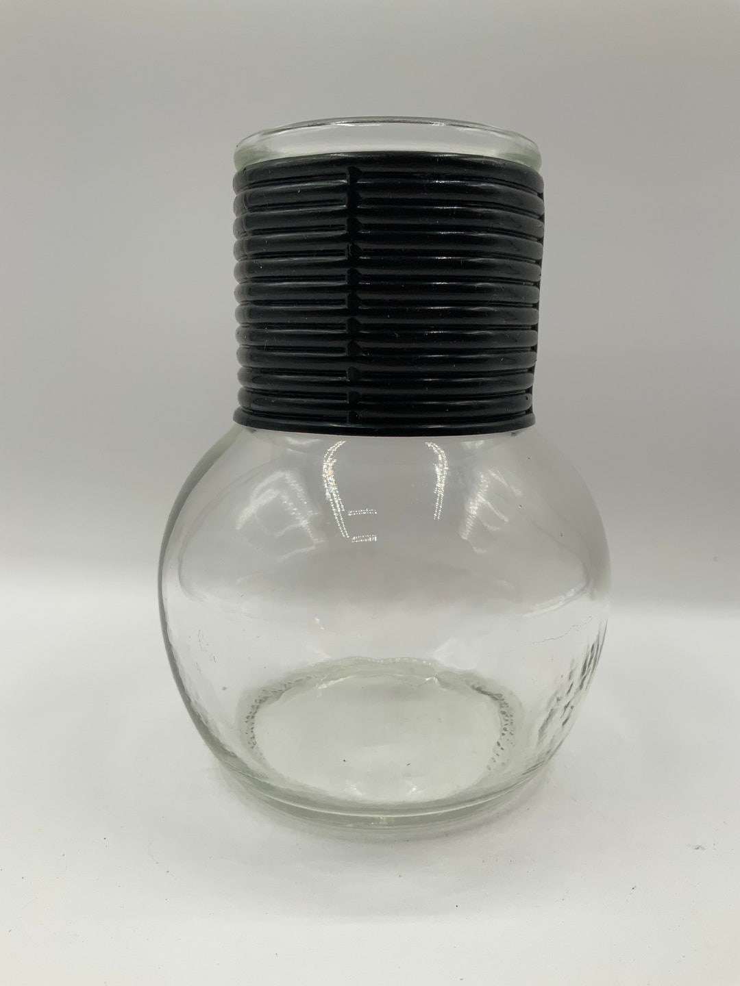 Hottle Hot Water Carafe Vintage Glass - Etsy