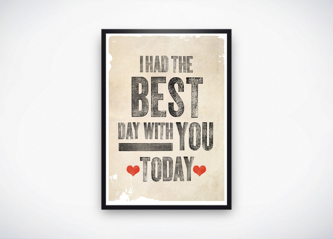 I Had the Best Day With You Instant Download Print, 11x17 Print ...