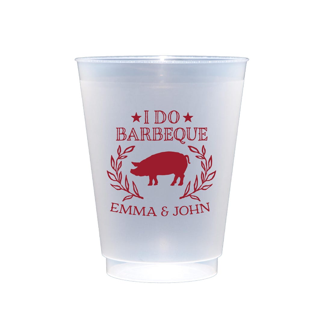 I Do Barbecue Cups - Etsy