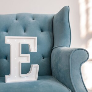 Alphabet Lights - Marquee Letter E - Letter Lights - Battery Light ...