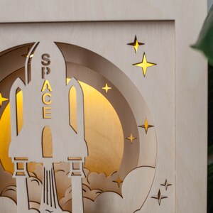 Space Lamp - Space Gift - Space Decor - Space Birthday - Space Party ...