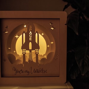 Space Lamp - Space Gift - Space Decor - Space Birthday - Space Party ...