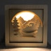 Shadow Box shadow Box Art shadow Box Light Wooden Night - Etsy