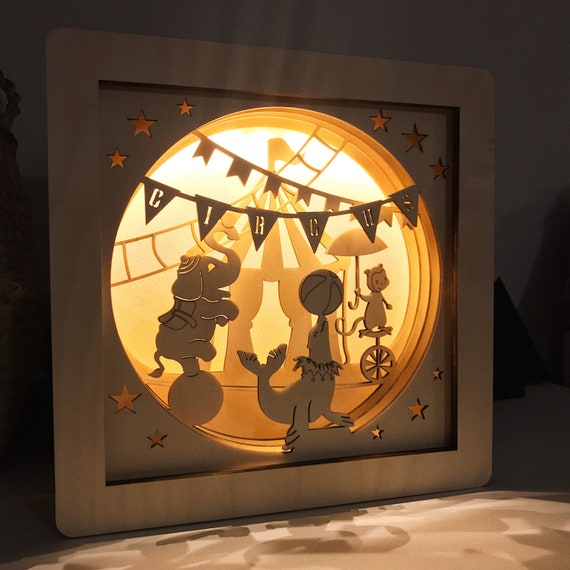 Circus Shadow Box Circus Circus Themed Party Old Circus | Etsy