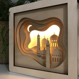 Islamic Muslim Gift - Islamic Home Decor - Muslim Lamp - Ramadan ...