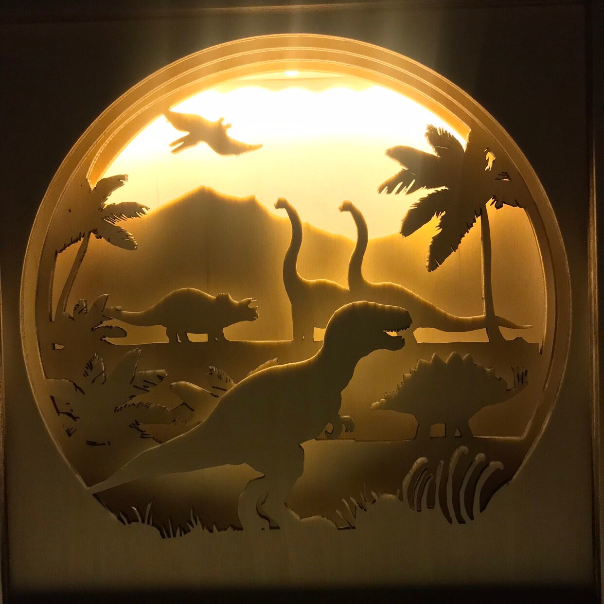 Dinosaur lamp Dinosaur gift Dinosaur decor Dinosaur | Etsy