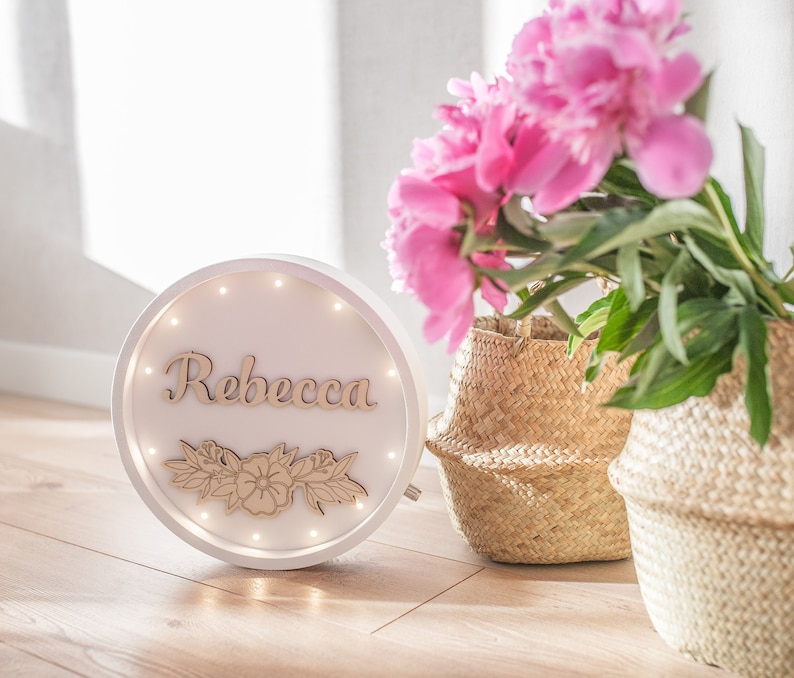 Personalized night light Night light Night light with | Etsy