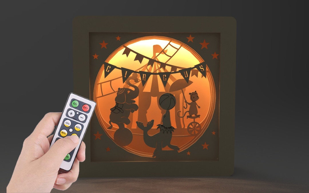 Circus Shadow Box - Circus - Circus Themed Party - Old Circus Nursery ...