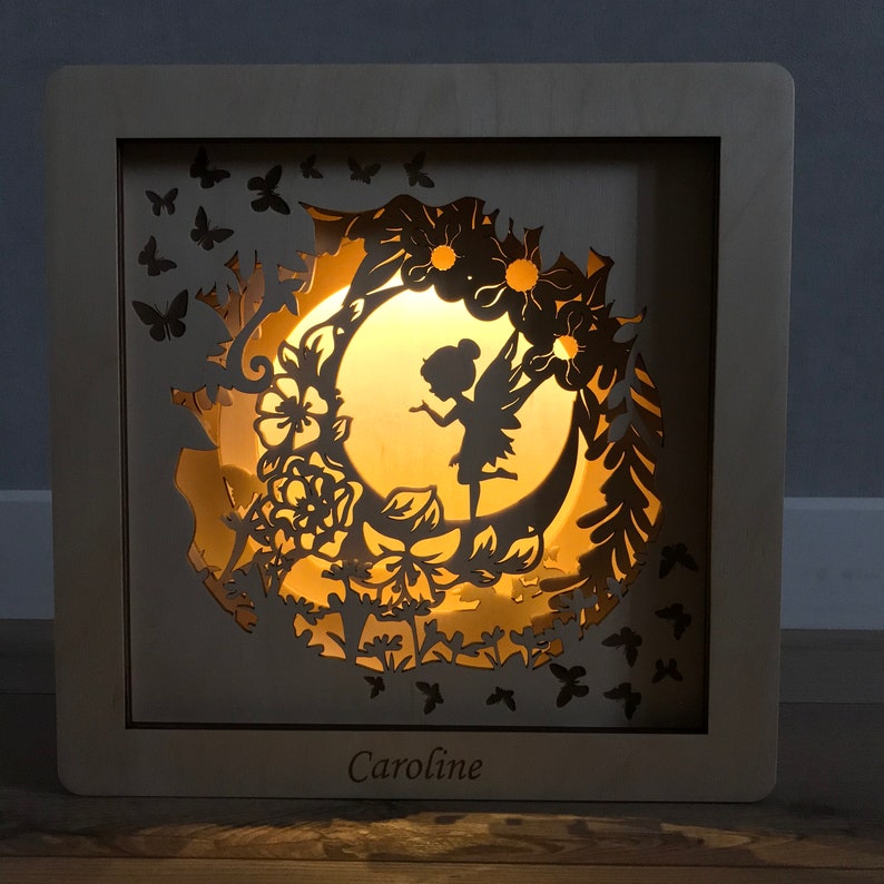 Fairy Wall Light Lamp for Girl Nursery baby Girl Gift Fairy - Etsy