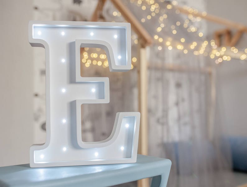 Alphabet Lights Marquee Letter E Letter Lights Battery - Etsy UK