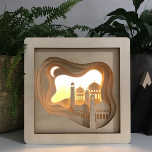 Islamic Muslim Gift - Islamic Home Decor - Muslim Lamp - Ramadan ...