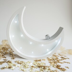Half Moon - Moon Night Light - Night Light - Mini Moon Lamp - Moon ...
