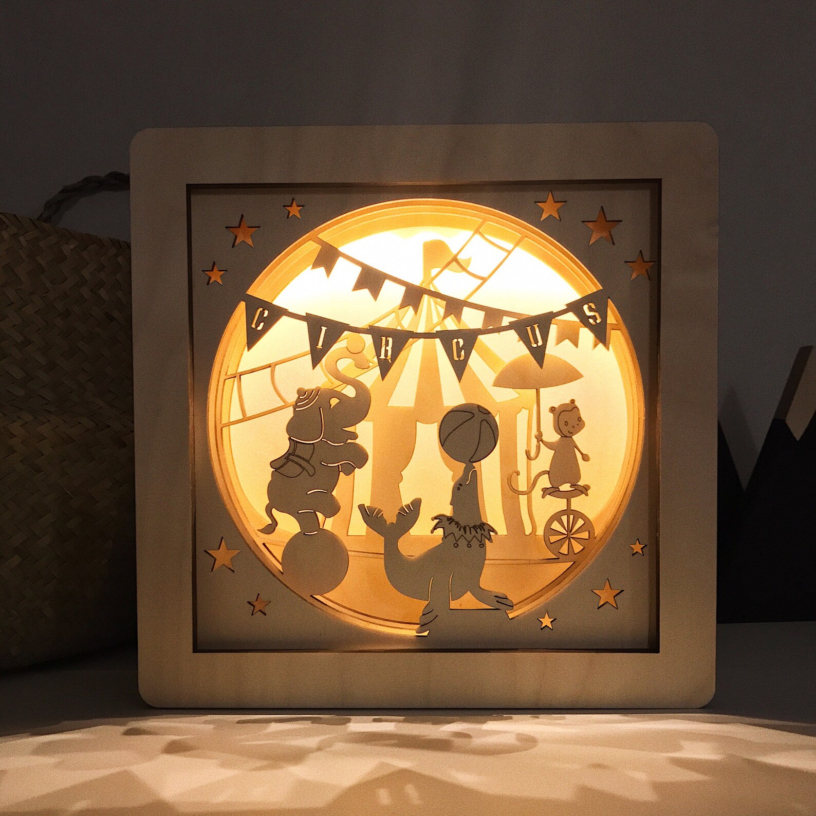 Circus Shadow Box Circus Circus Themed Party Old Circus | Etsy