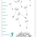 Dandelion Growth Chart Growth Chart Ruler Kids Growth - Etsy