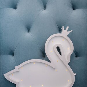 Swan Princess - Swan Birthday - Swan Nursery - Swan Night Light - Swan ...