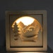 Shadow Box -shadow Box Art -shadow Box Light - Wooden Night Light ...