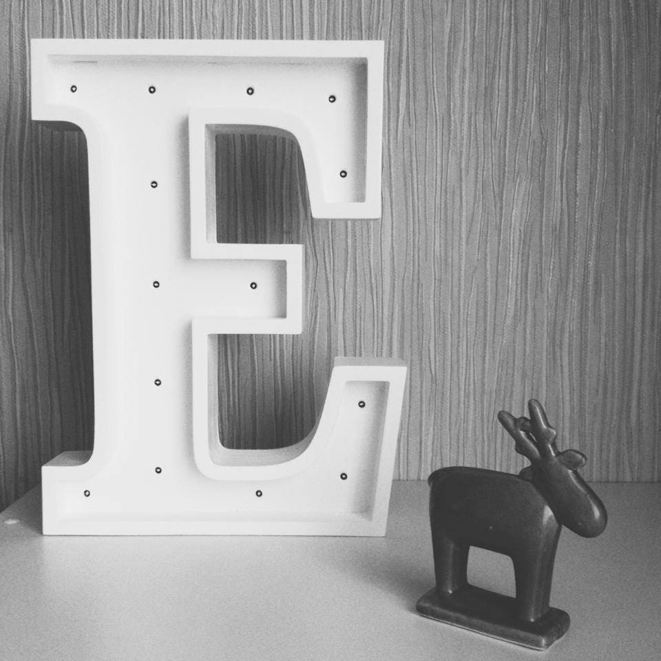 Alphabet Lights Marquee Letter E Letter Lights Battery - Etsy UK