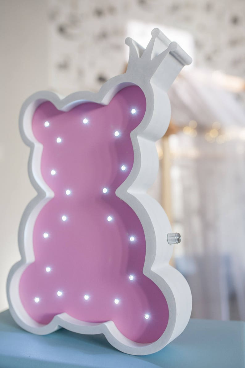Night Light Lamp Teddy Bear Bear Lamp Gift for Baby - Etsy