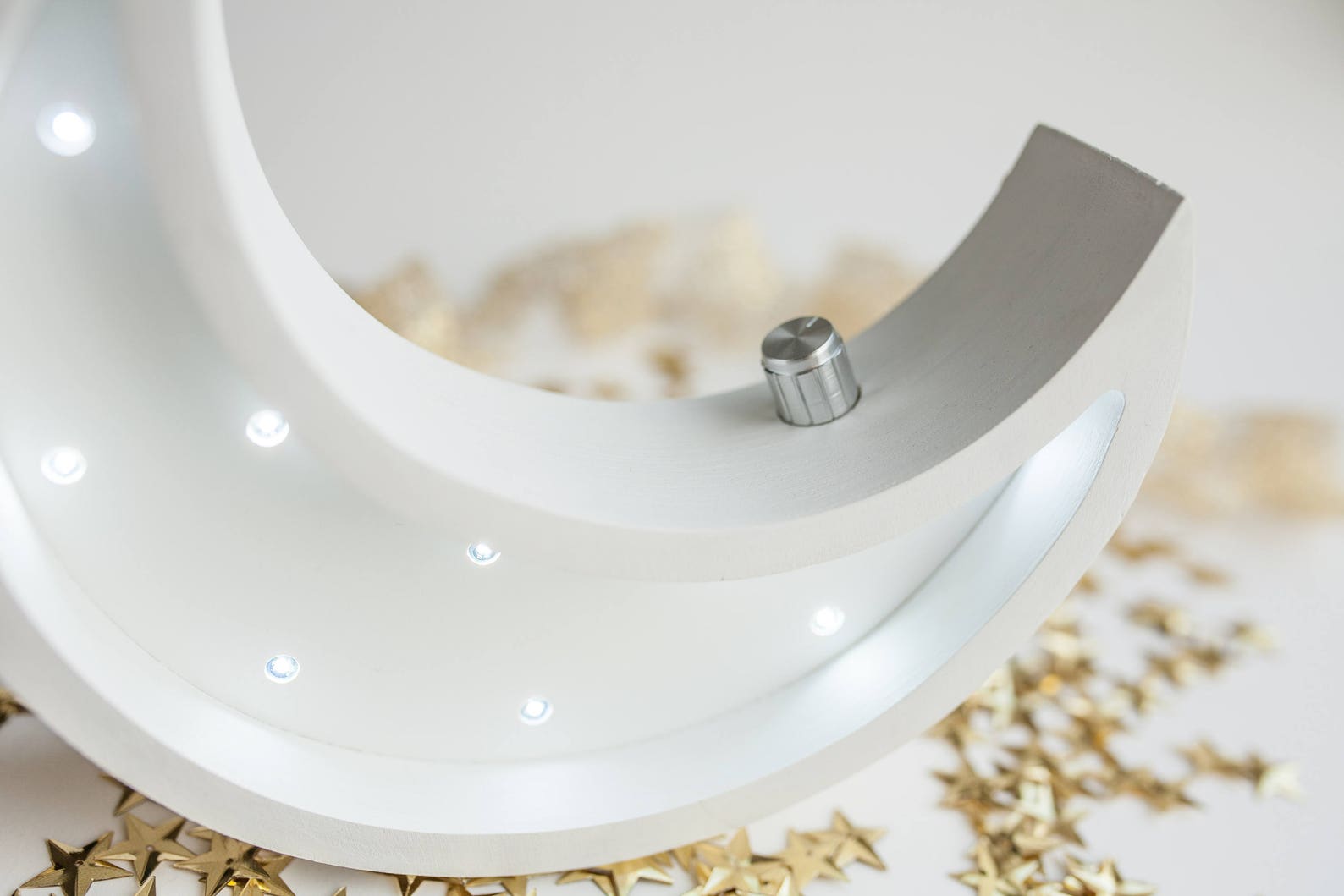 Half Moon Moon Night Light Night Light Mini Moon Lamp - Etsy