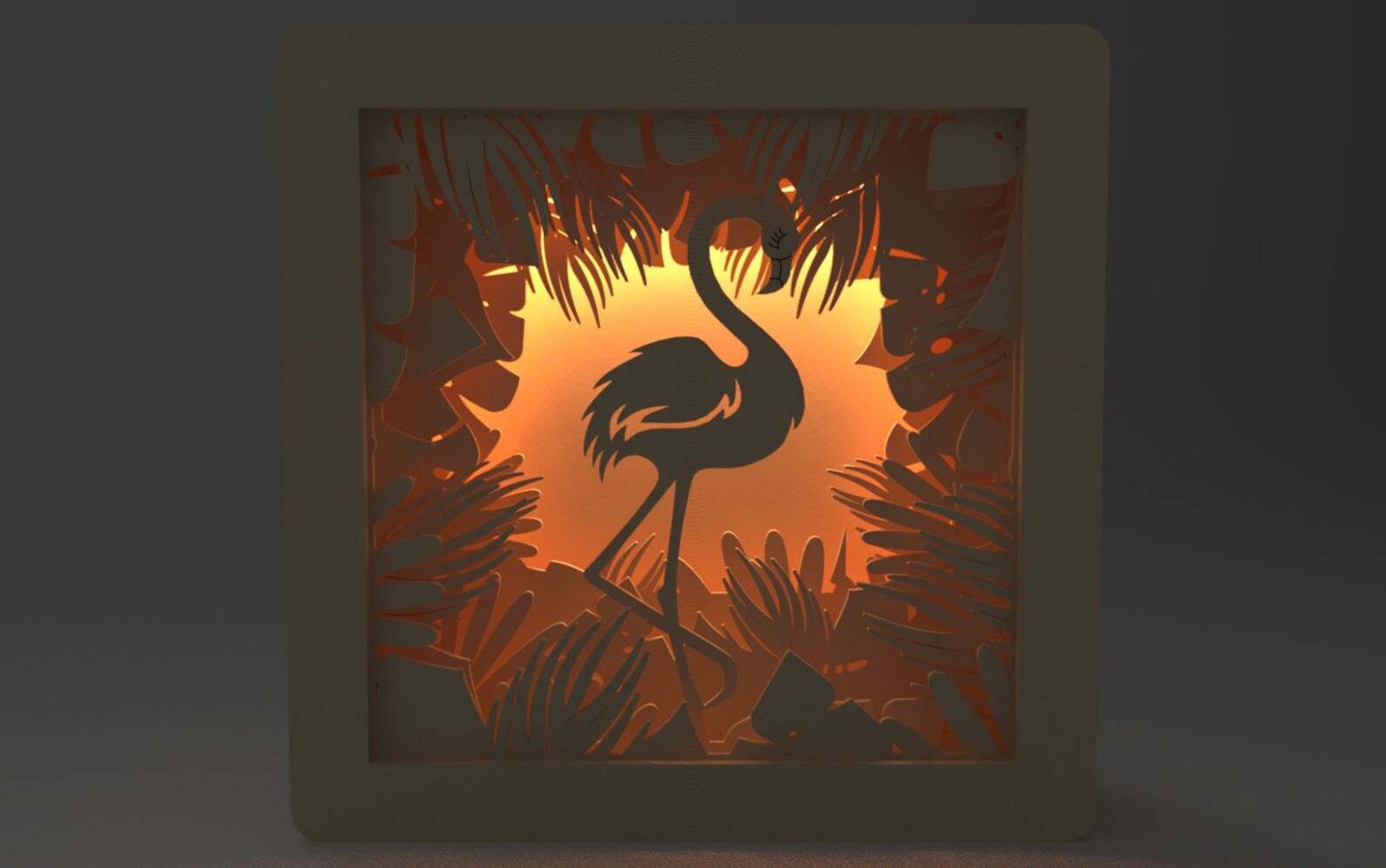 Tropical Shadow Box Tropical Decor Tropical Wall Art | Etsy