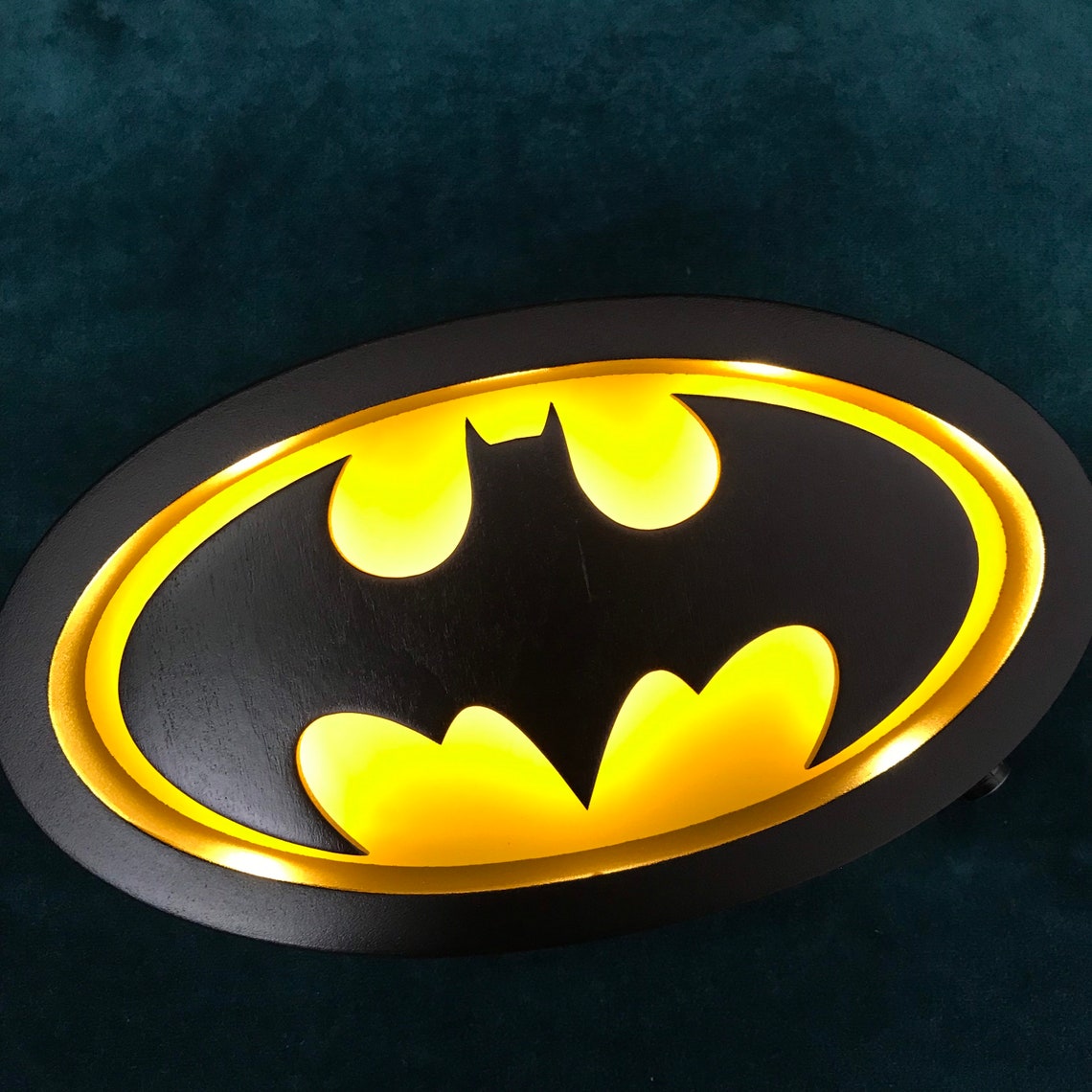 Batman Light Batman Mini Lamp Gift for Him Batman Lovers | Etsy