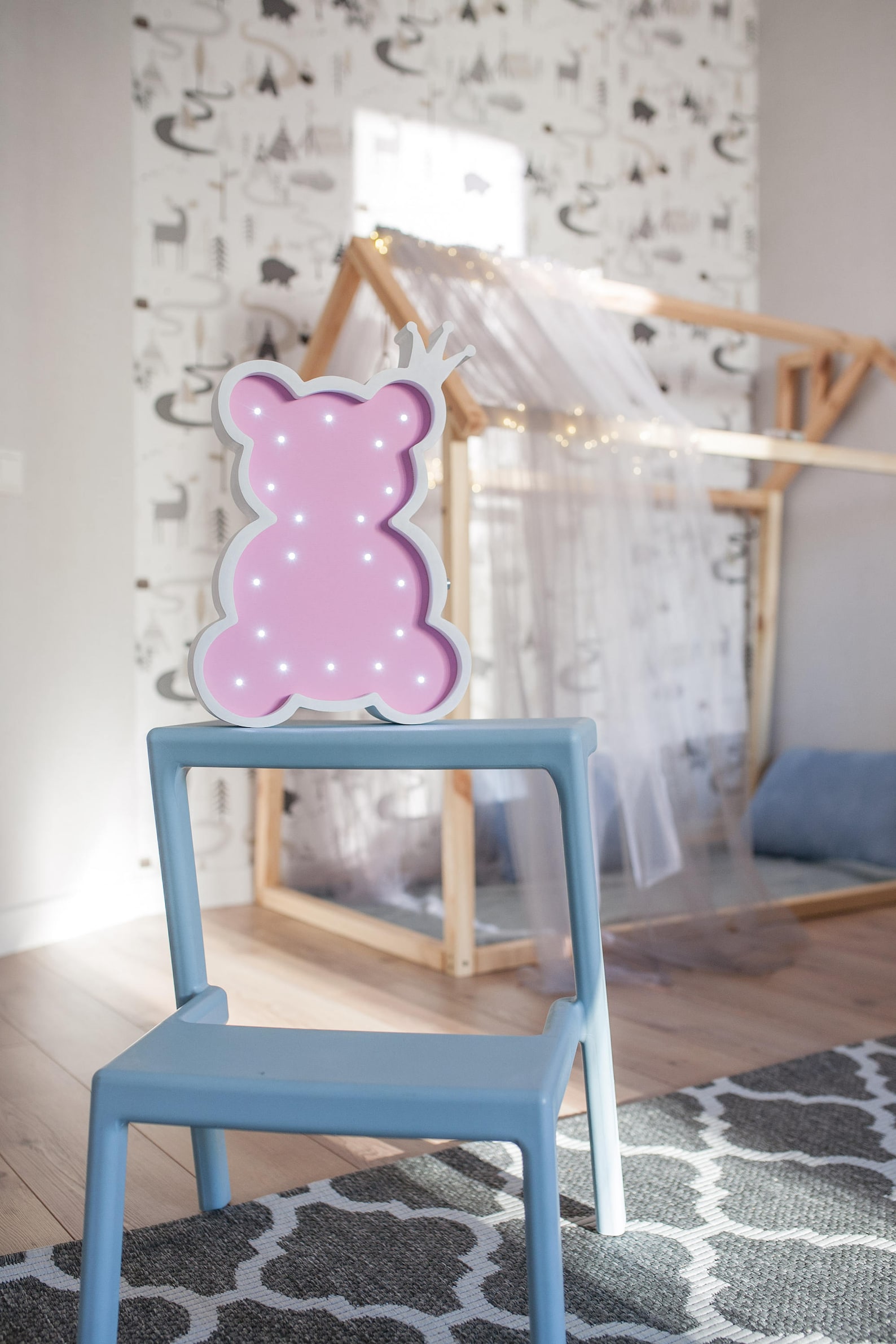 Night Light Lamp Teddy Bear Bear Lamp Gift for Baby - Etsy