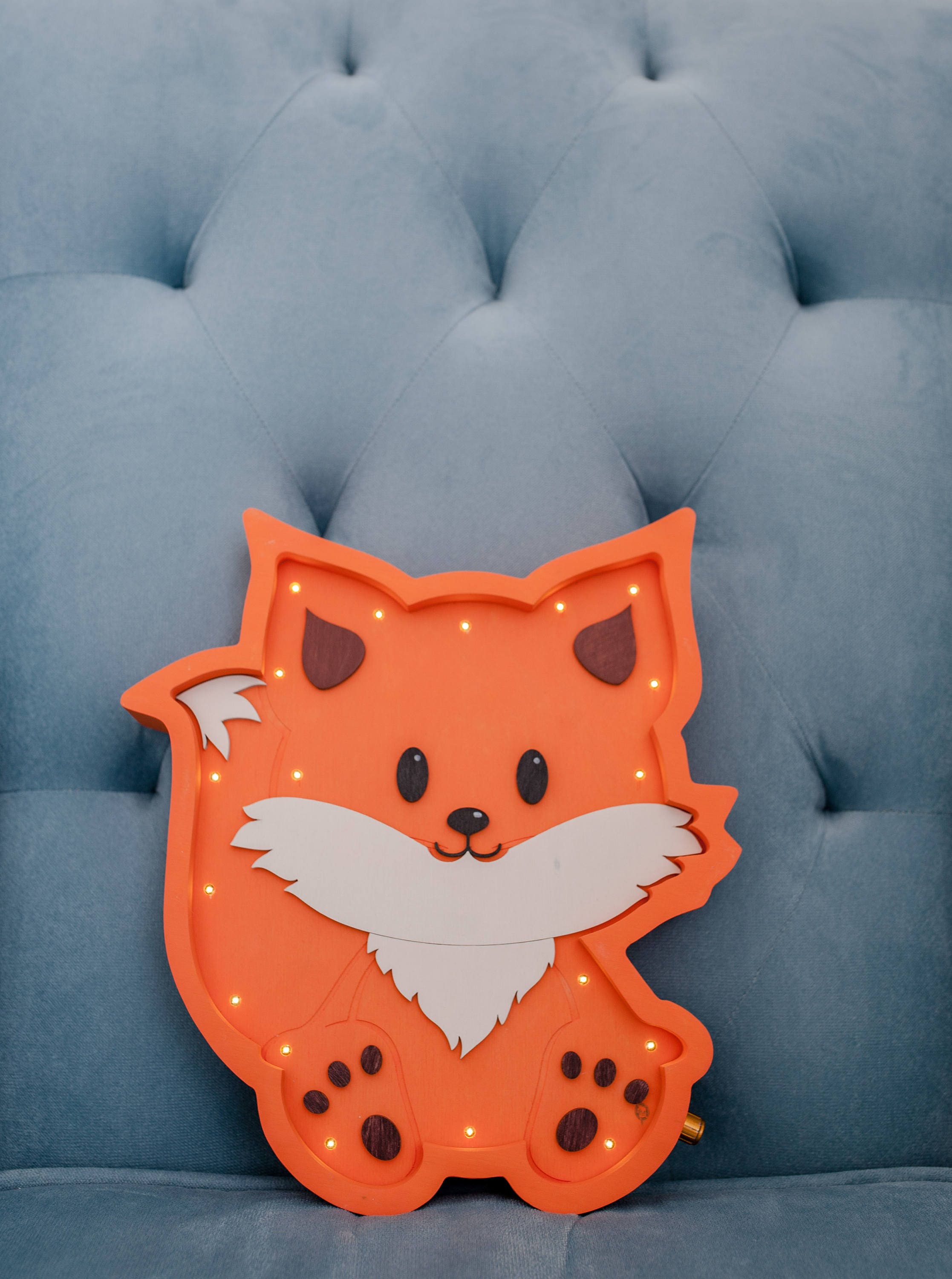 Forest Animals-fox Lamp-fox Night Light-fox Decor-fox | Etsy