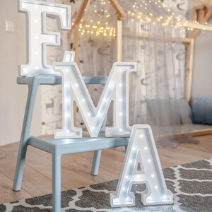 Alphabet Lights - Marquee Letter E - Letter Lights - Battery Light ...