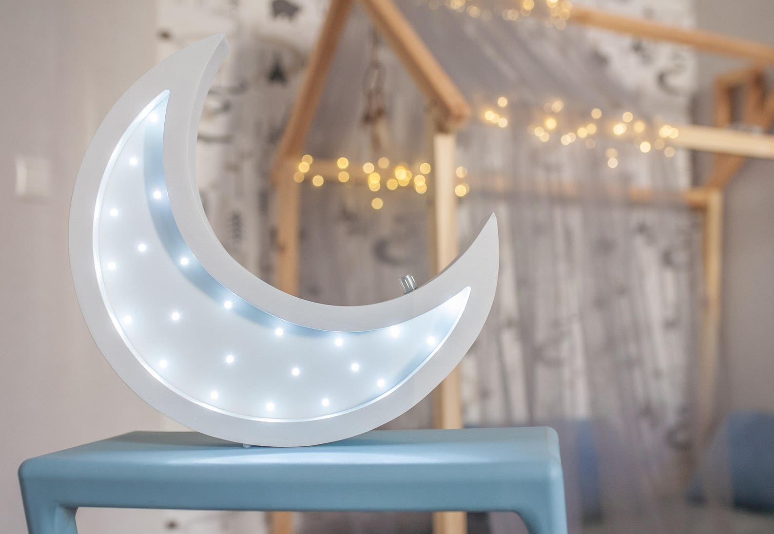 Half Moon Moon Night Light Moon lamp Night Light for | Etsy