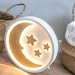 Half Moon Moon Lamp Moon Night Light Night Light Kids - Etsy