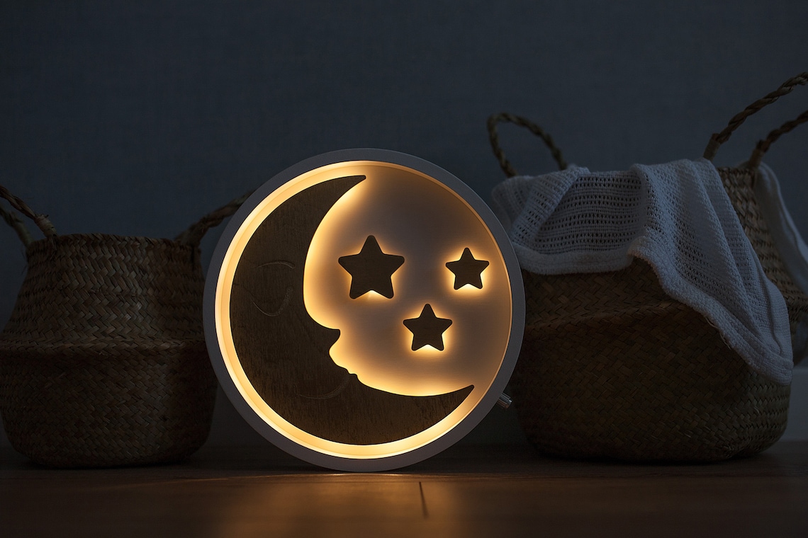 Moon Lamp Moon Night Light Moon Night Light Moon Nursery - Etsy