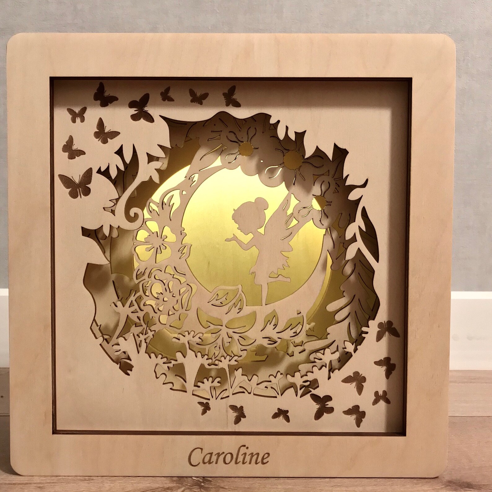 Fairy Wall Light Lamp for Girl Nursery baby Girl Gift Fairy - Etsy