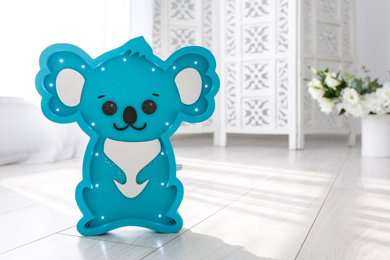 Animal Lamps Australia Koala Bear Decor Koala Night Light | Etsy