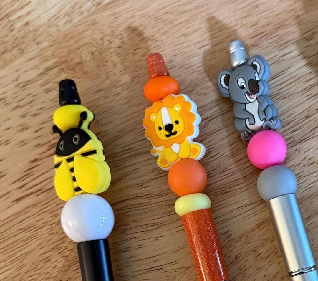 Animal Ballpoint Pen, Lion Pen, Koala Pen, Bee Pen, Ballpoint Pen, Zoo ...