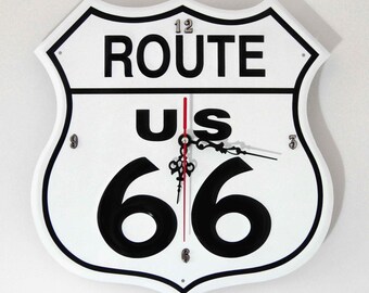 Route 66 Wall Clock | Etsy