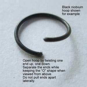 26G Silver Nose Ring, Super Ultra Thin & Dainty Nose Hoop, Sterling ...