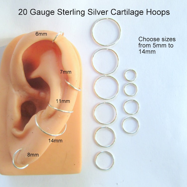 20 Gauge Lobe Earring - Etsy