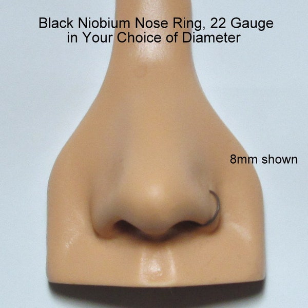 22 Gauge Nose Ring - Etsy