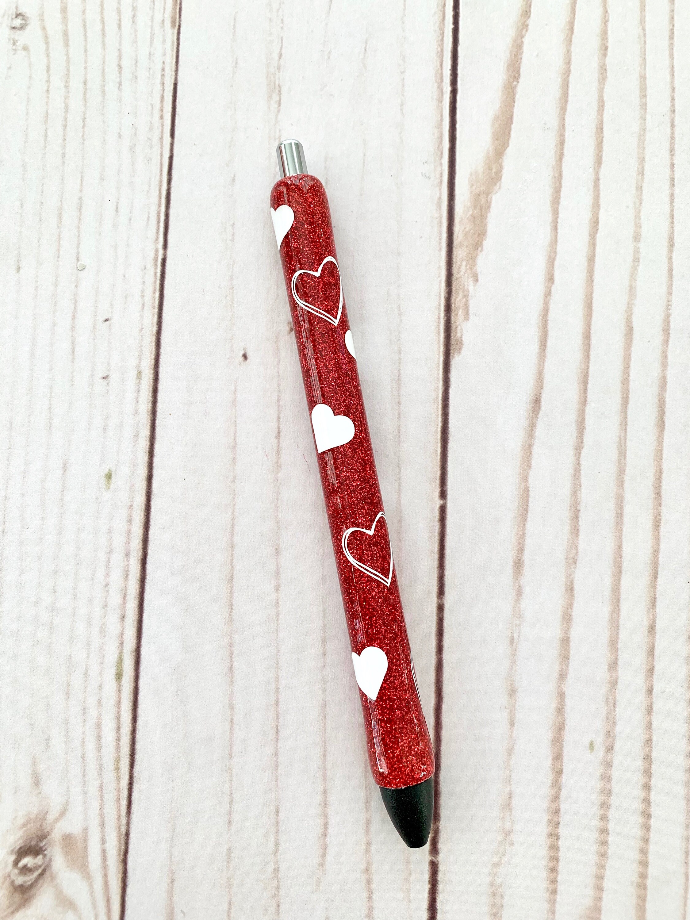 Valentine's Glitter Pens - Etsy
