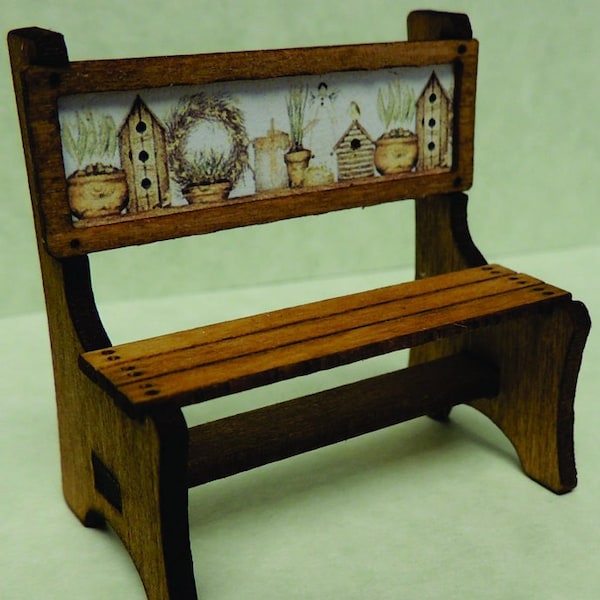 Dollhouse Bench - Etsy