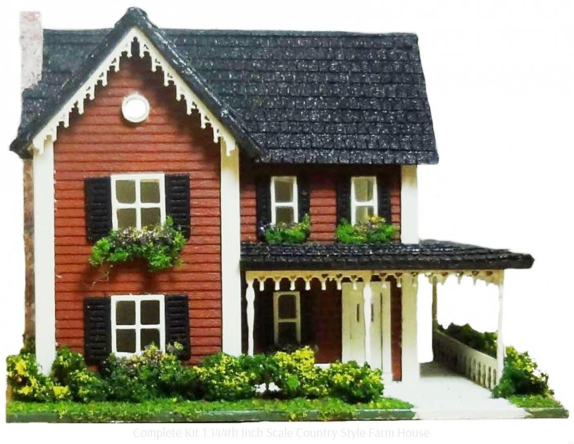 Micro FARMHOUSE Kit 1:144 Scale - Etsy