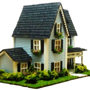 Micro VICTORIAN HOUSE Kit 1:144 Scale - Etsy