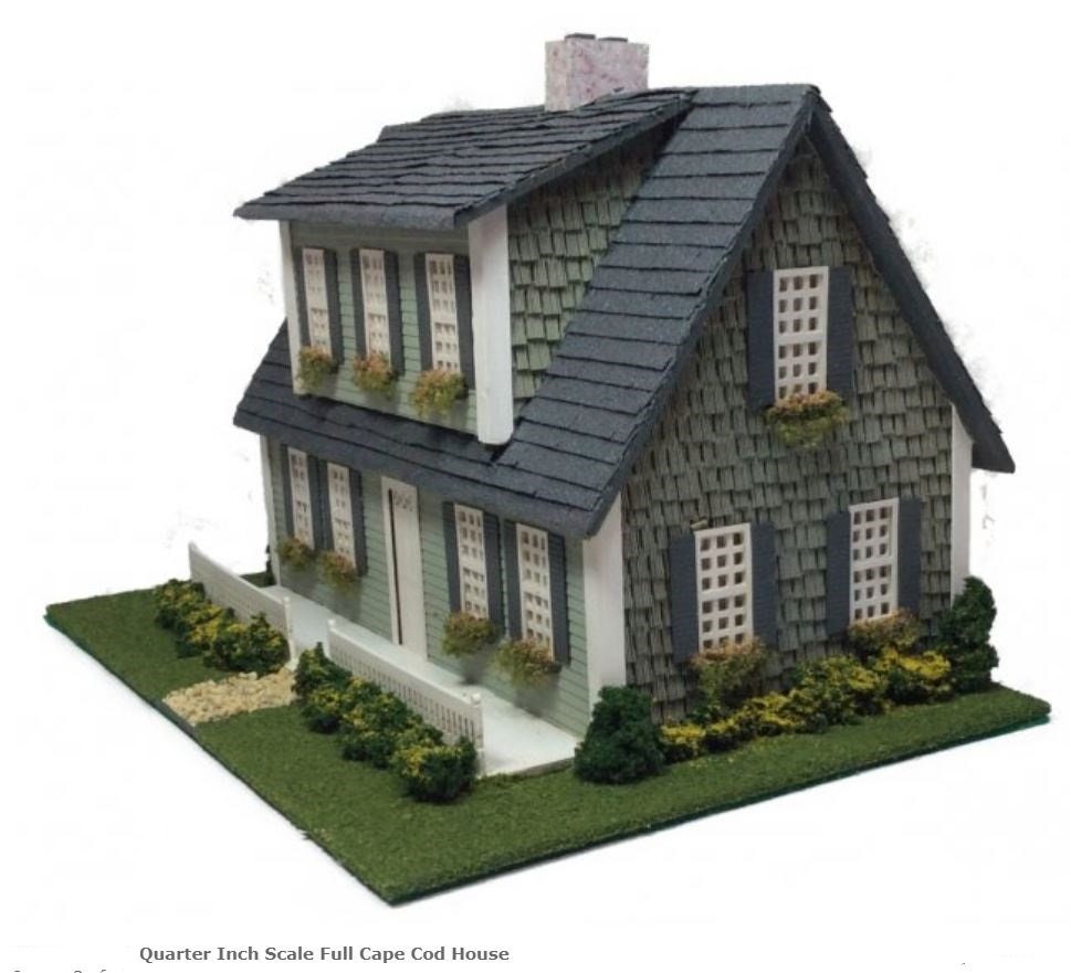 QS Full CAPE COD House Kit 1:48 Scale - Etsy