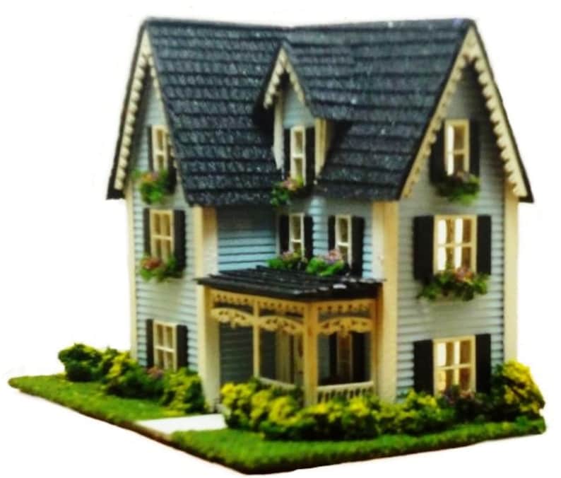 Micro VICTORIAN HOUSE Kit 1:144 Scale - Etsy
