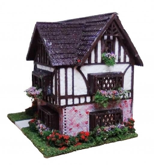 Micro TUDOR STYLE HOUSE Kit 1:144 Scale - Etsy