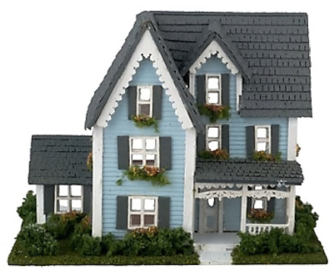 Micro VICTORIAN HOUSE Kit 1:144 Scale - Etsy